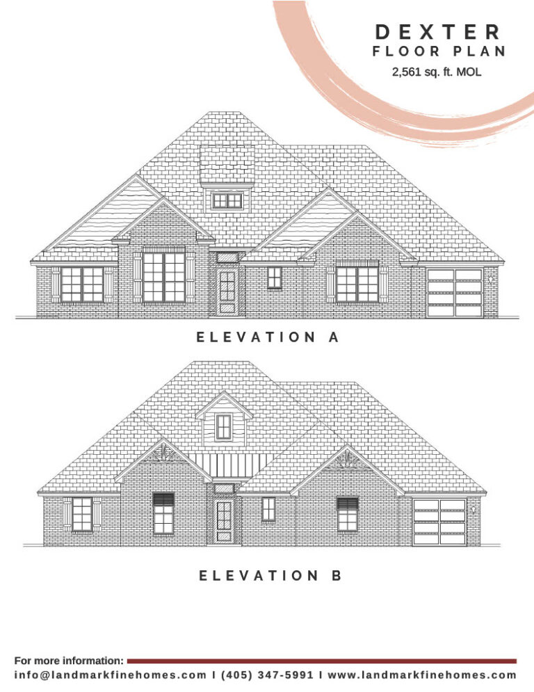Dexter Plan - Landmark Fine Homes