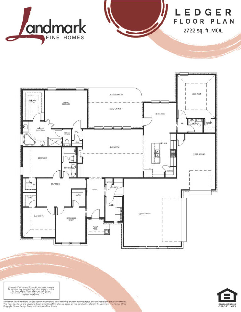 Ledger Plan - Landmark Fine Homes