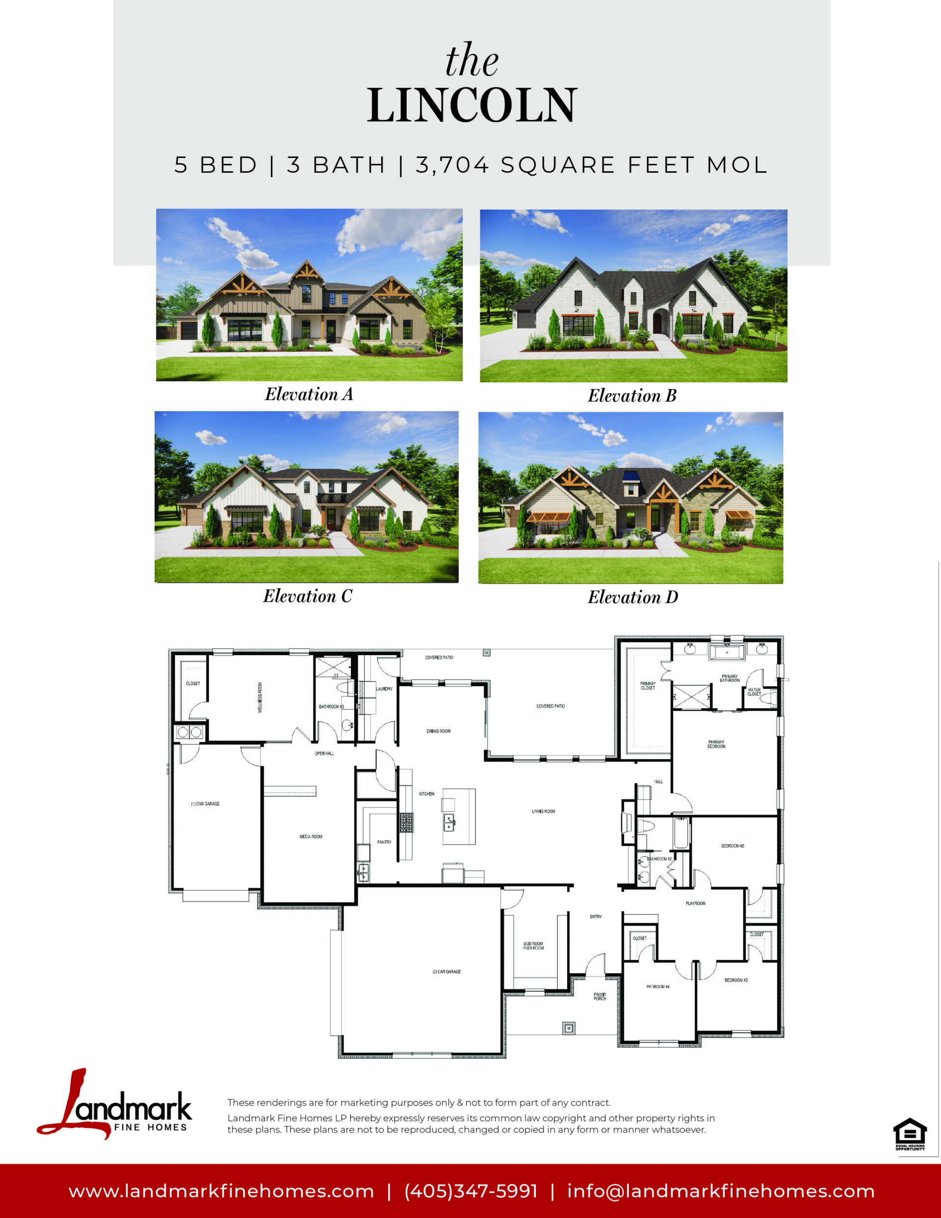 Lincoln Plan - Landmark Fine Homes