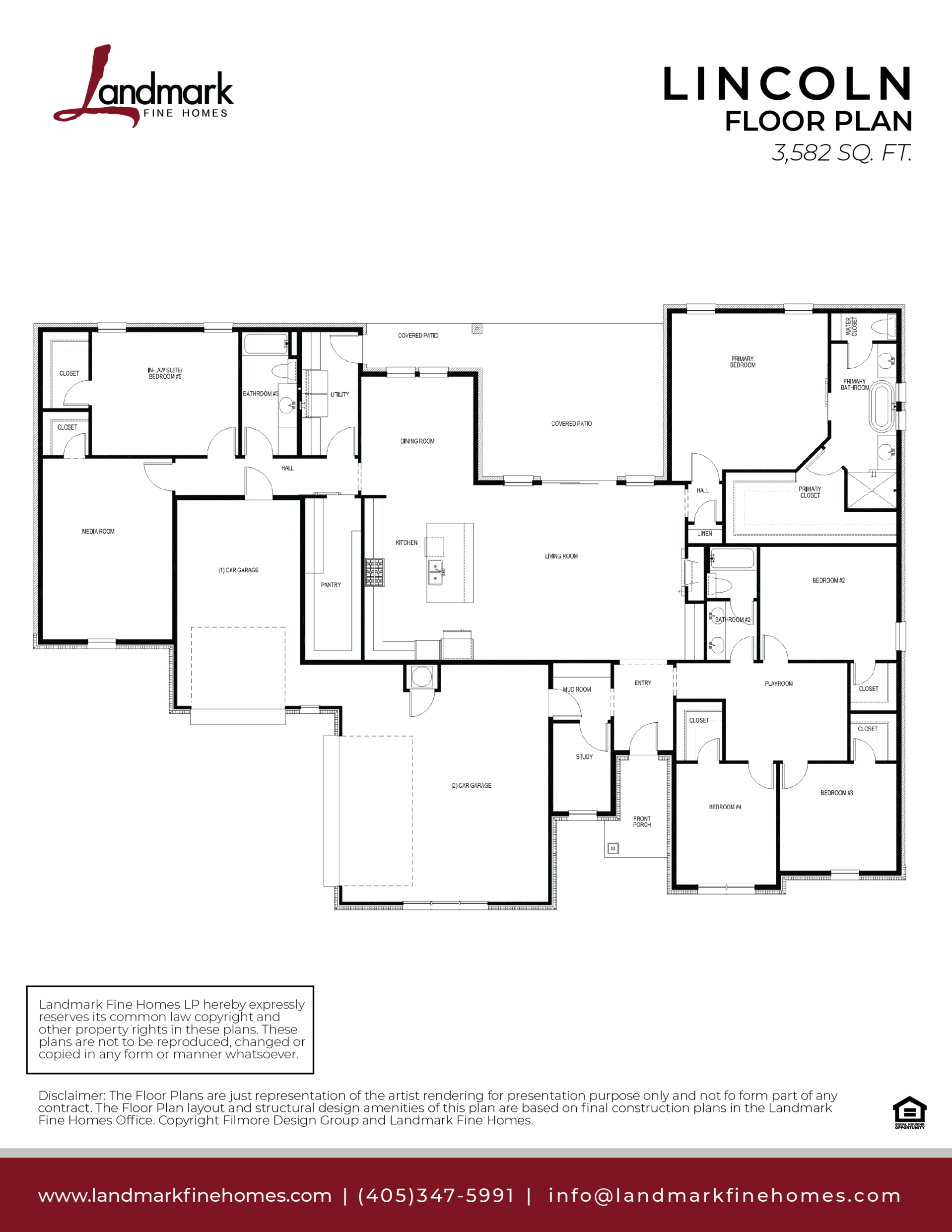 Lincoln Plan - Landmark Fine Homes