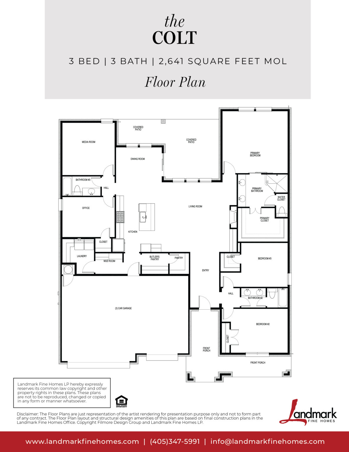 Colt Plan - Landmark Fine Homes